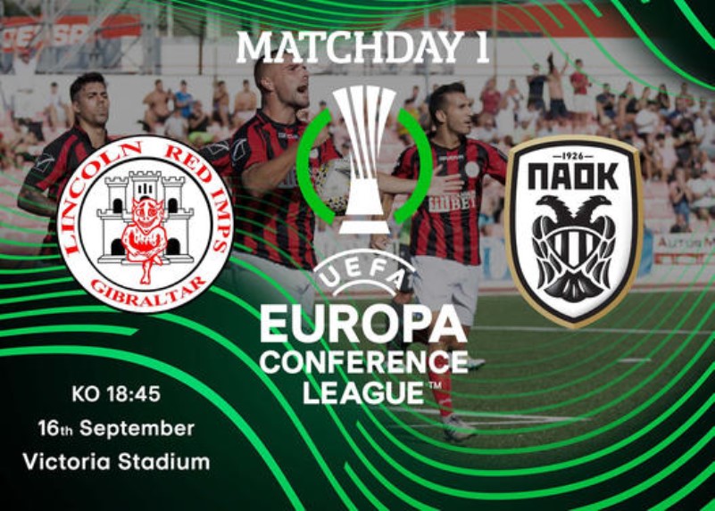 UEFA EUROPA CONFERENCE LEAGUE: TICKETS FOR PAOK CLASH NOW ON SALE - LINCOLN RED IMPS